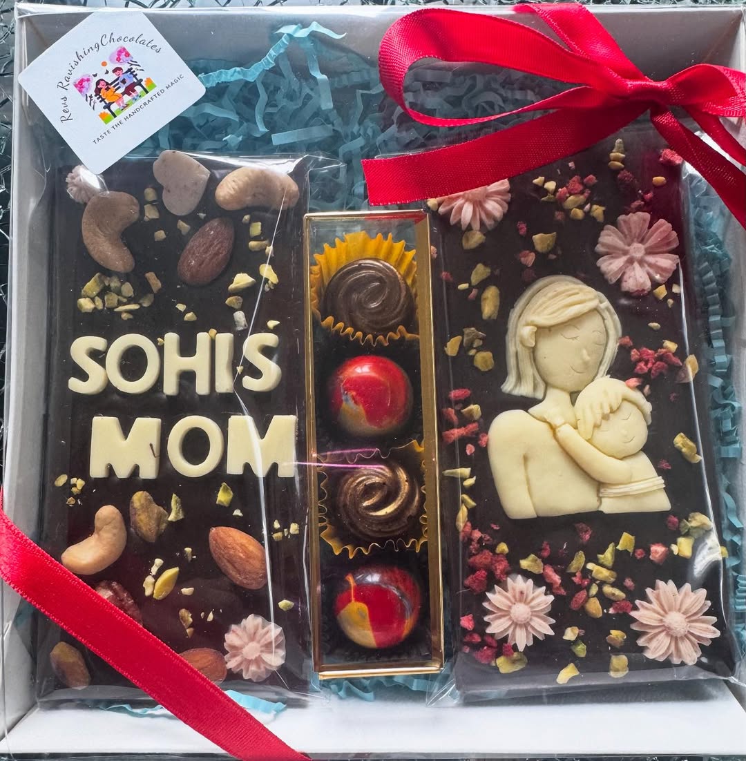 Decorated Chocolate Bars -White/Milk/dark/Ruby | Zesty Bakers
